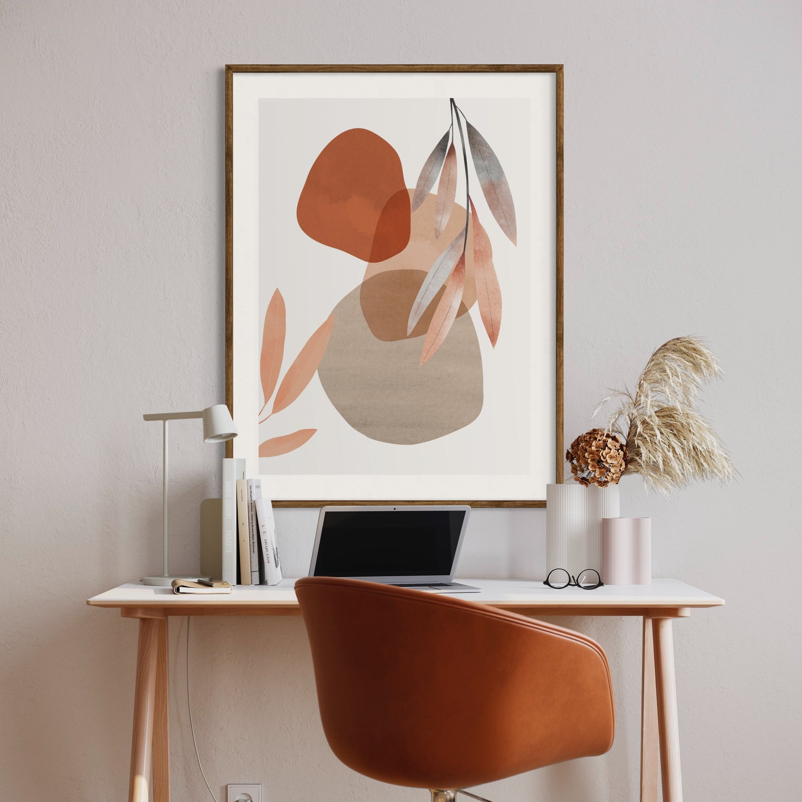 Boho Wall Art, Boho Art Print, Printable Wall Art, Boho Shapes Poster ...