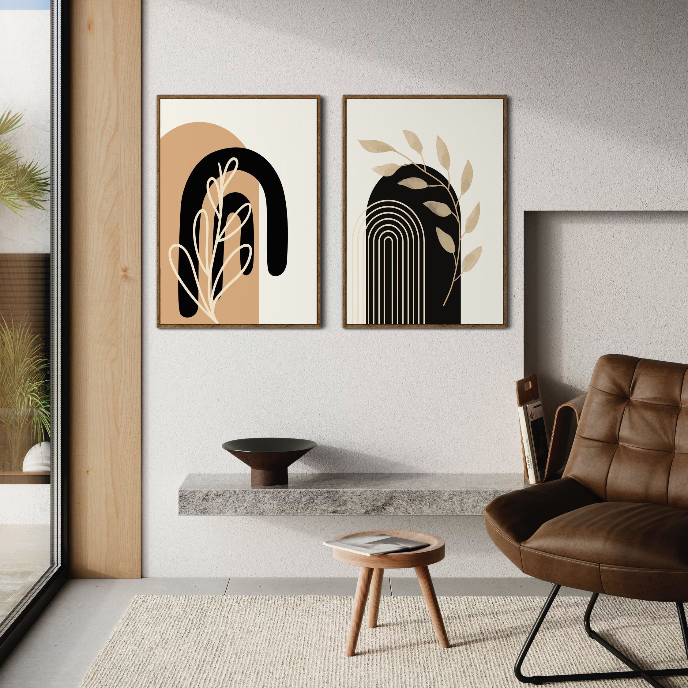 Boho Wall Art, Boho Art Prints Set of 3, Printable Wall Art, Boho ...