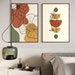 Boho Abstract Wall Art Prints, Boho Wall Decor, Set of 3 Prints, Boho Wall Art, Mid Century ...