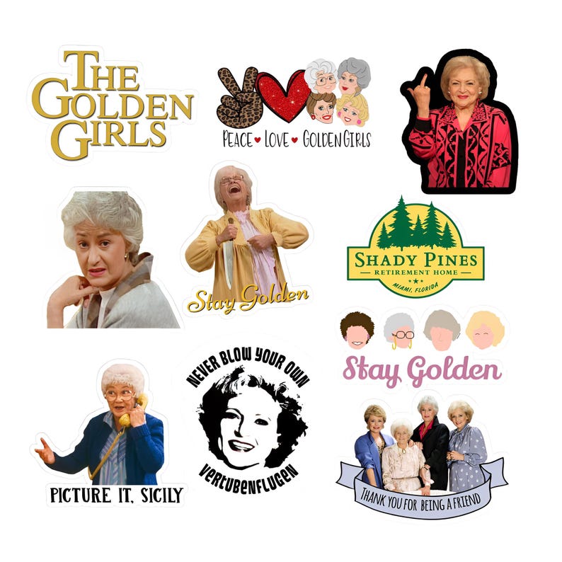 Golden Girl PNG Digital Download, - Etsy