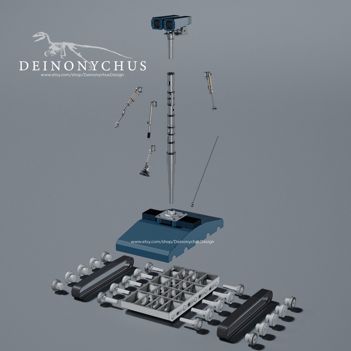 Treadwell Droid 3D Printing STL Files - Etsy