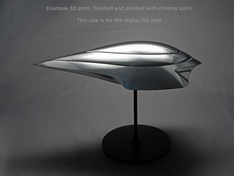 Flight of the Navigator Trimaxion Drone Ship - 1st Class 3D Printing ...