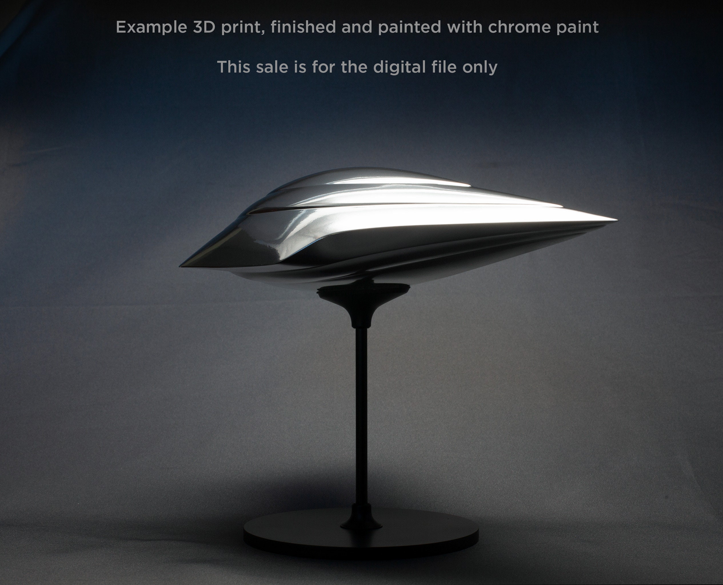 Flight of the Navigator Trimaxion Drone Ship - 1st Class 3D Printing STL File. - Etsy