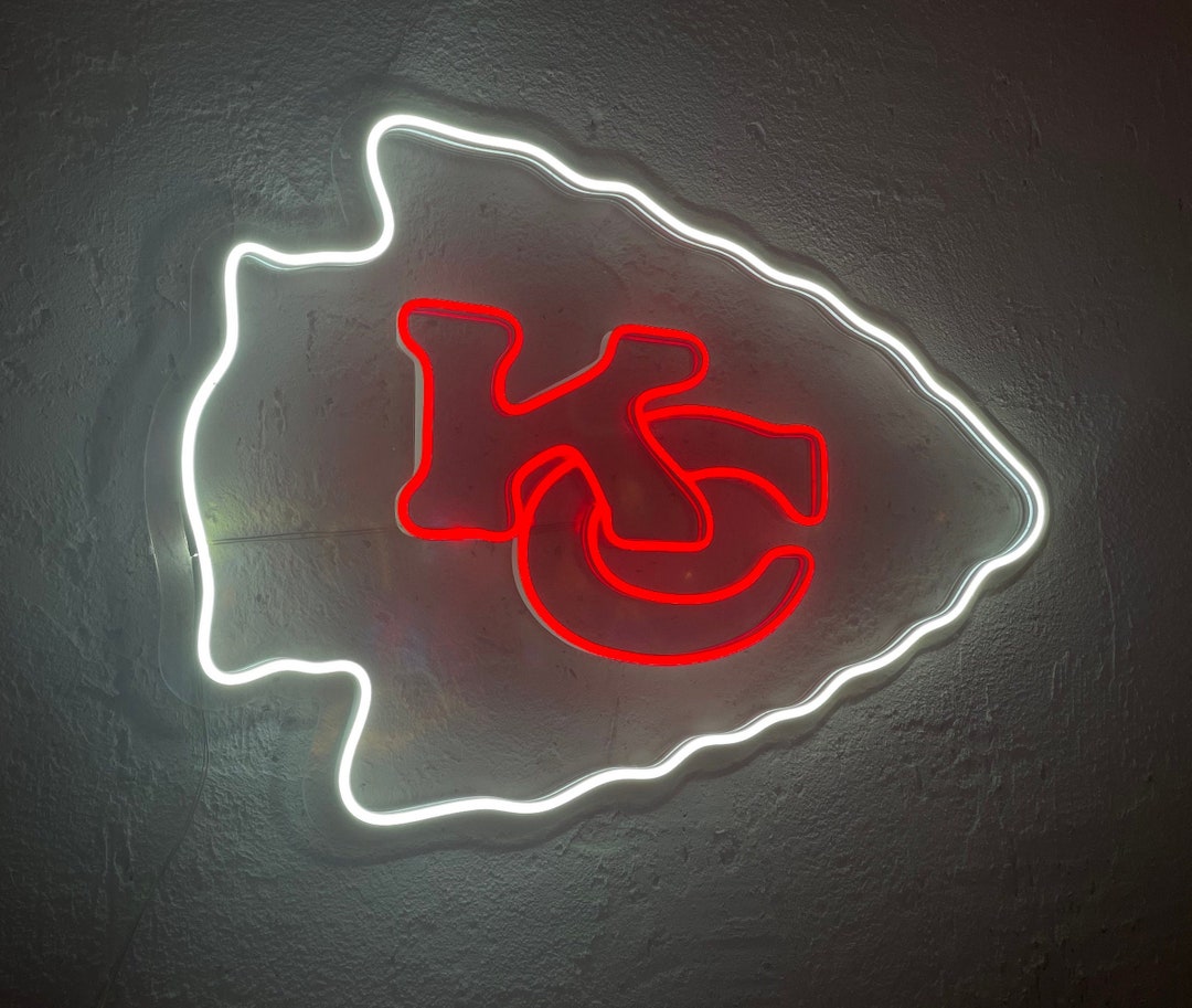 Kansas City Chiefs Neon Sign / Sports Neon Lights / Christmas - Etsy