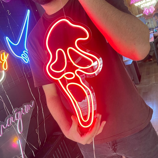 Scream Movie Neon Sign - Etsy