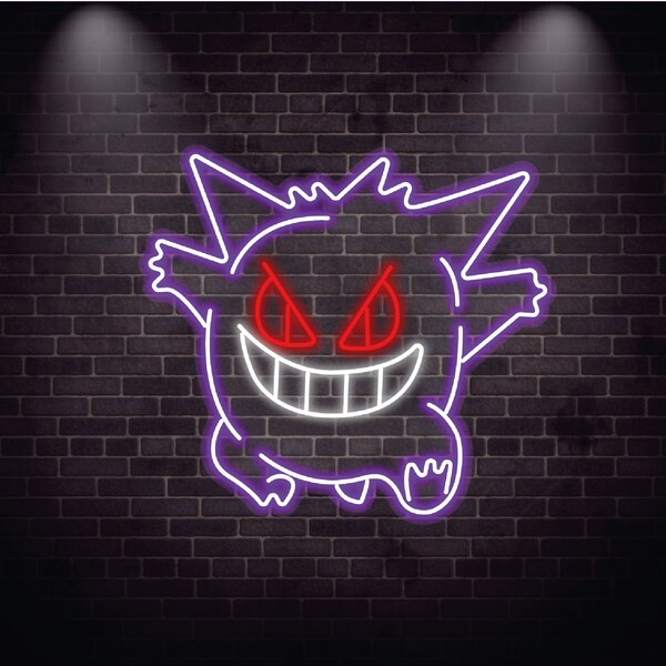 Gengar Neon - Etsy