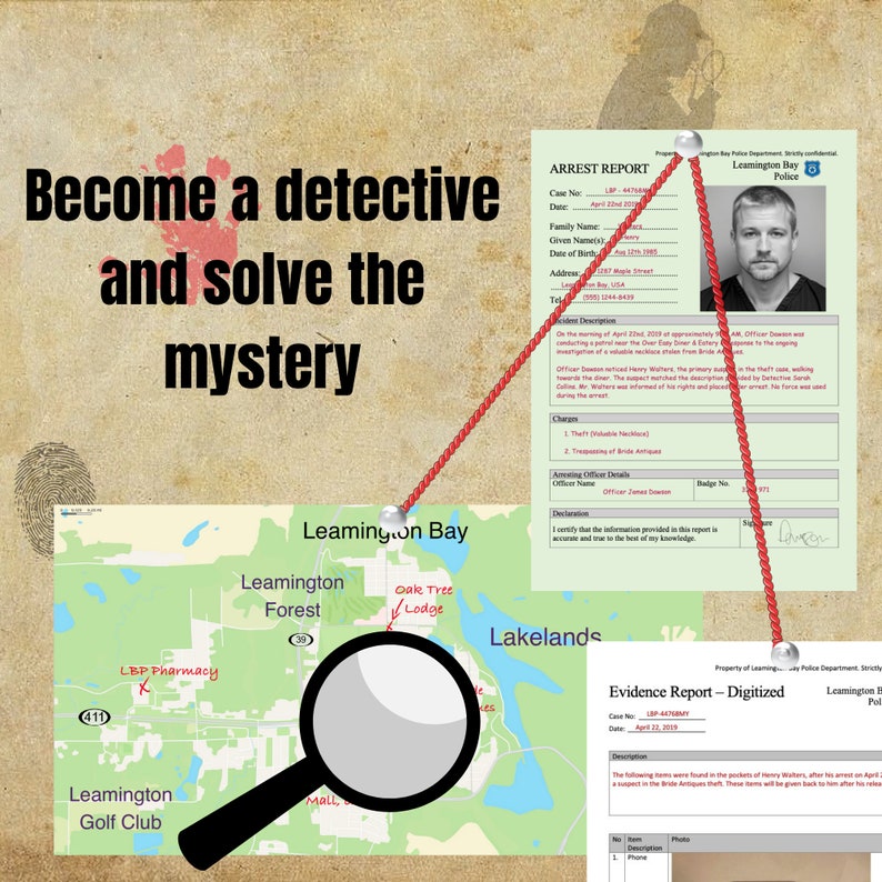 HEIST Uncovered: A Detective Investigation Game DIY Engaging Mystery ...