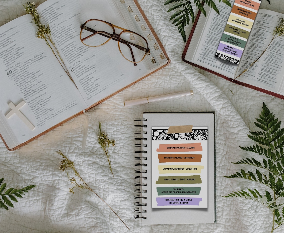 Printable Bible Study Color Key Chart Digital Download Color Guide for ...