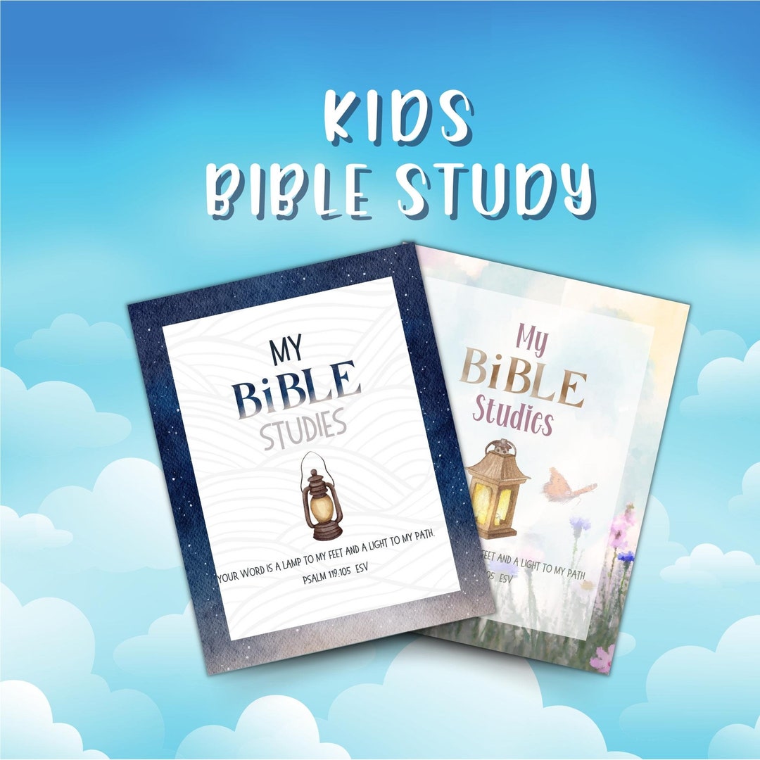 Printable Childrens Bible Study Worksheet, Family Bible Study for Kids ...