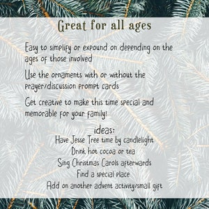 Printable Jesse Tree Advent Ornaments, Christian Advent Cards ...