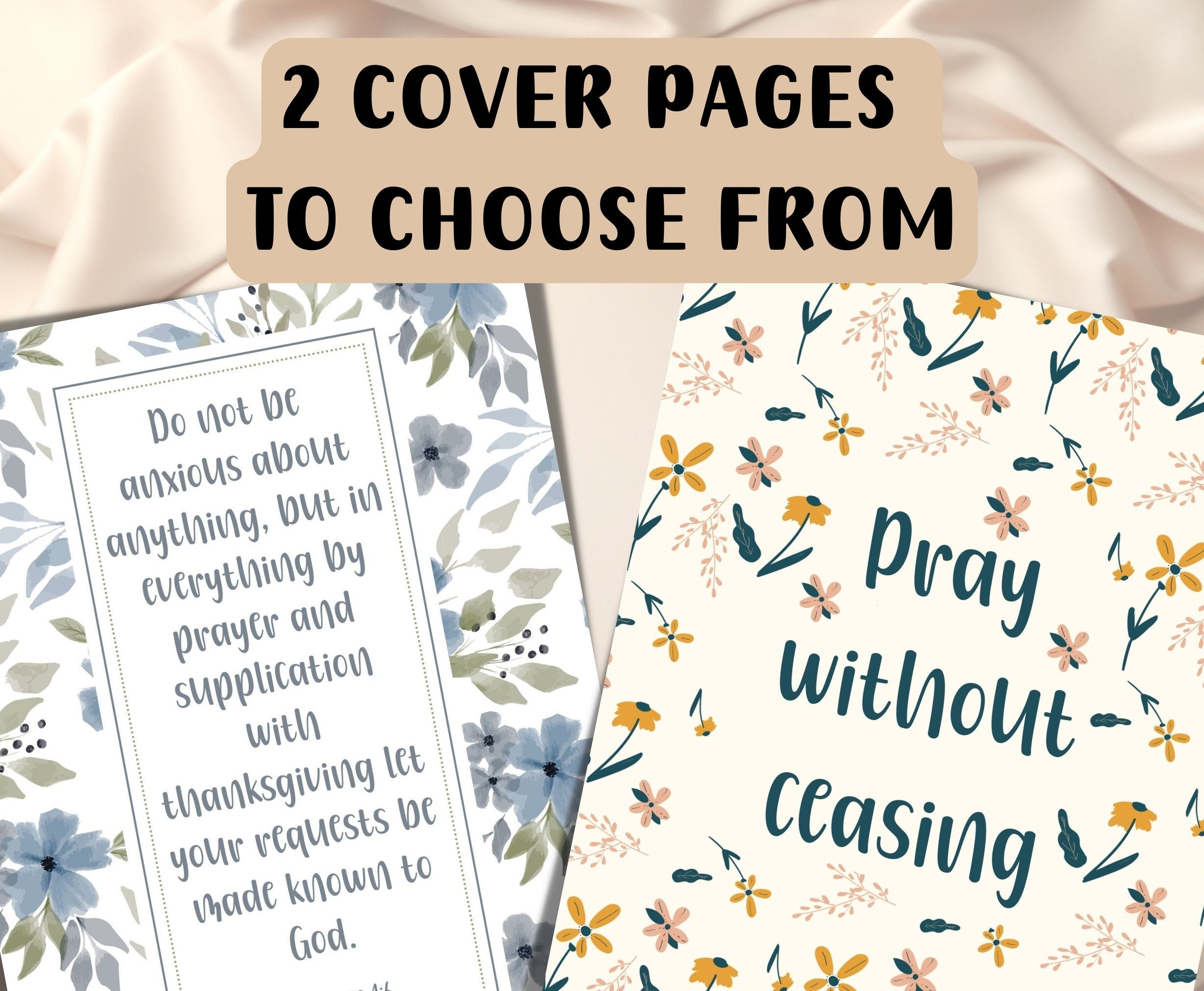 Printable Prayer Journal Pages, Womens Prayer Binder, Simple Prayer ...
