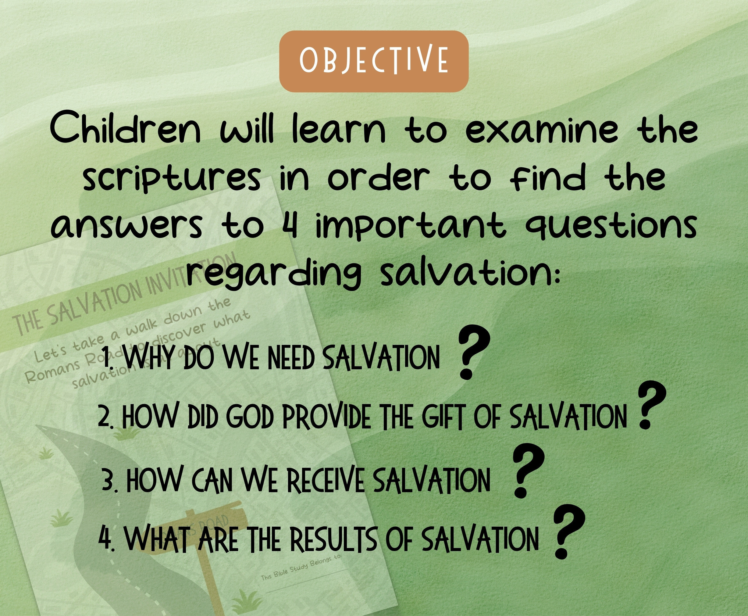 Printable Childrens Bible Study Pages, Romans Road Worksheets, Family Bible Study for Kids ...