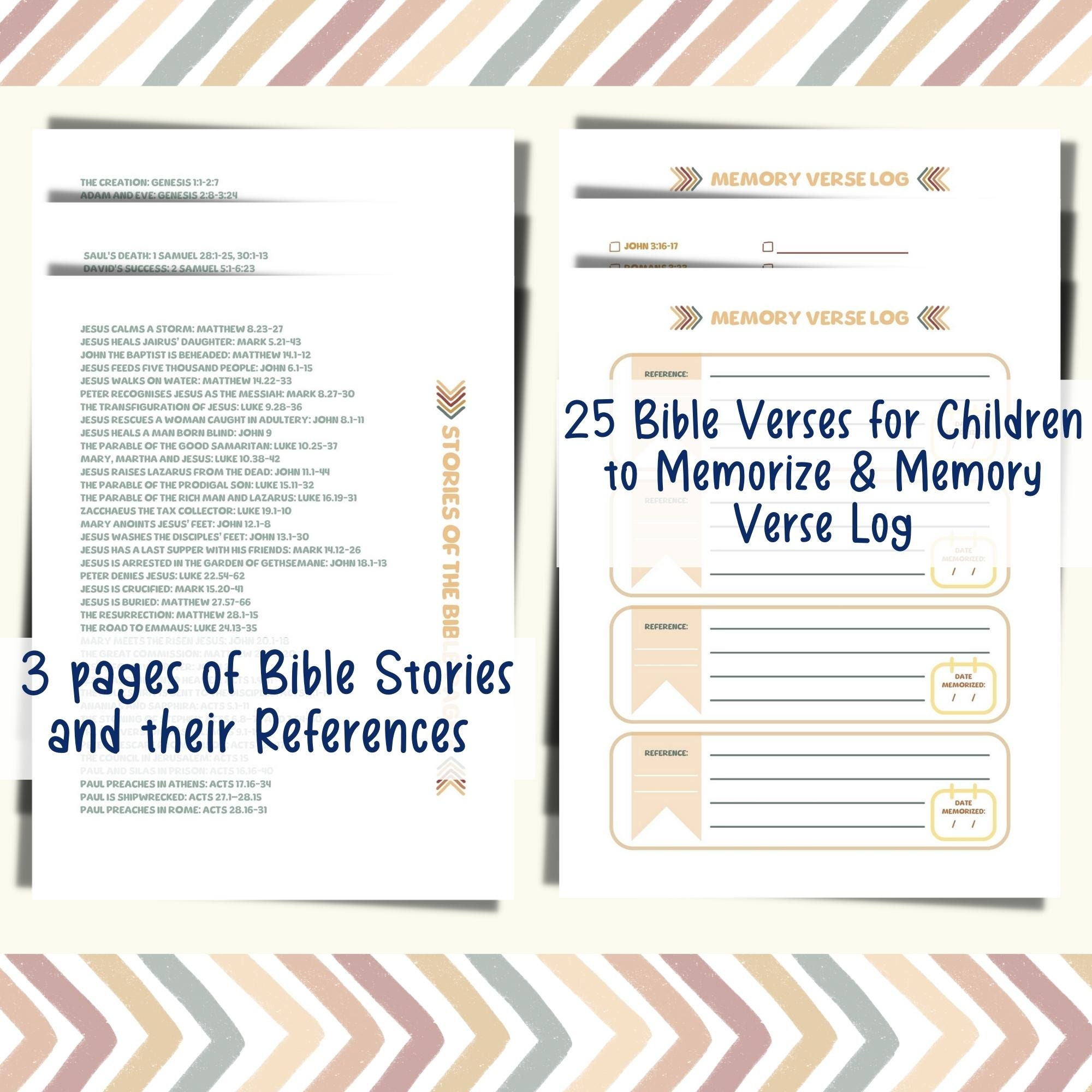 Printable Childrens Bible Study Worksheet, Guided Bible Study Journal ...