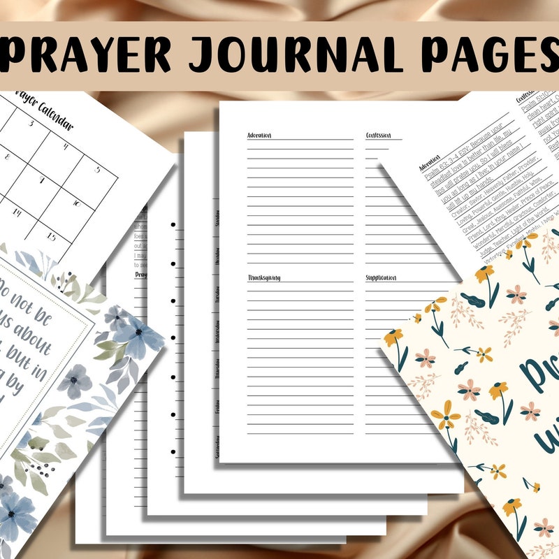 Simple Prayer Journal Printable - Etsy