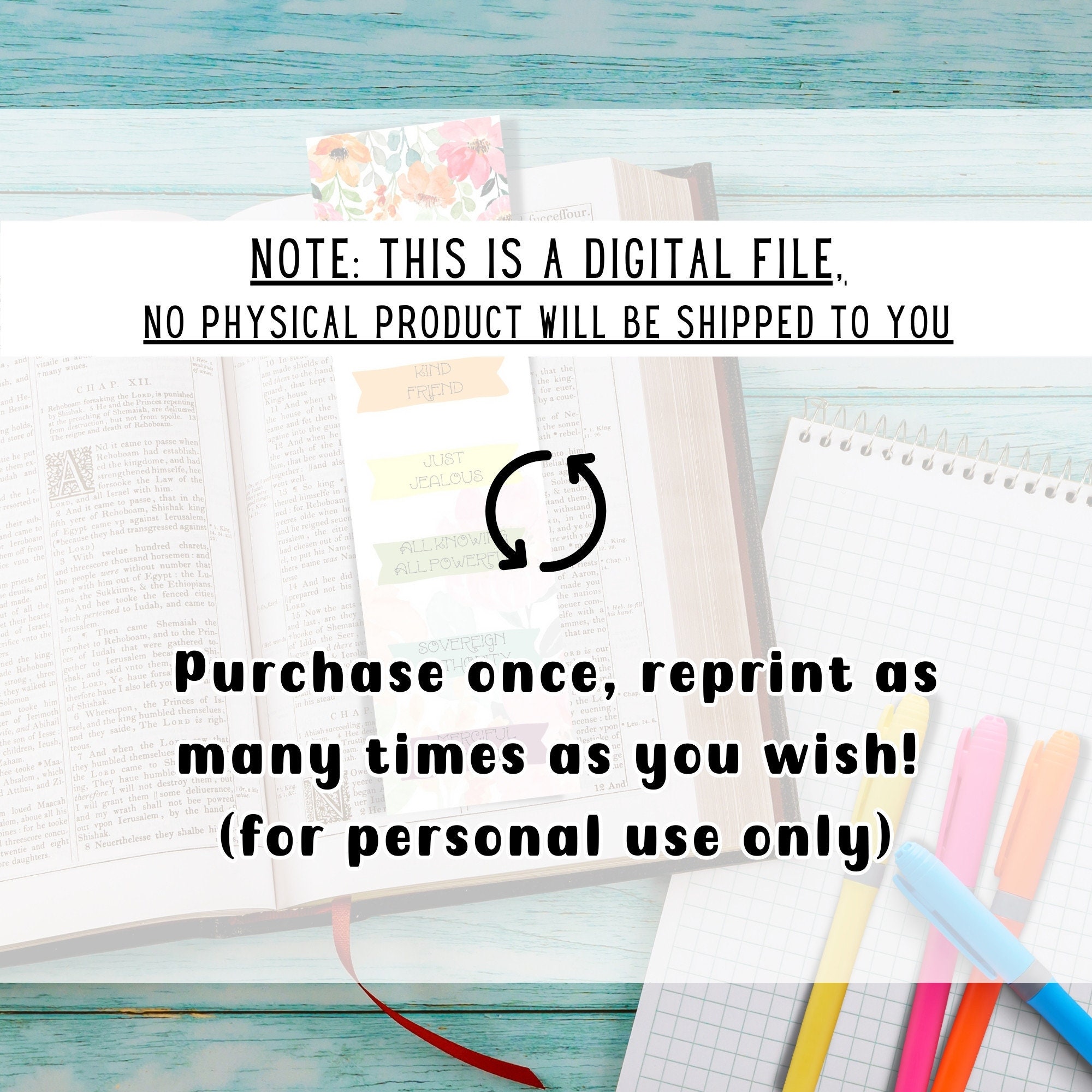 Printable Bible Study Color Code, Bible Highlighter Code Bookmark ...