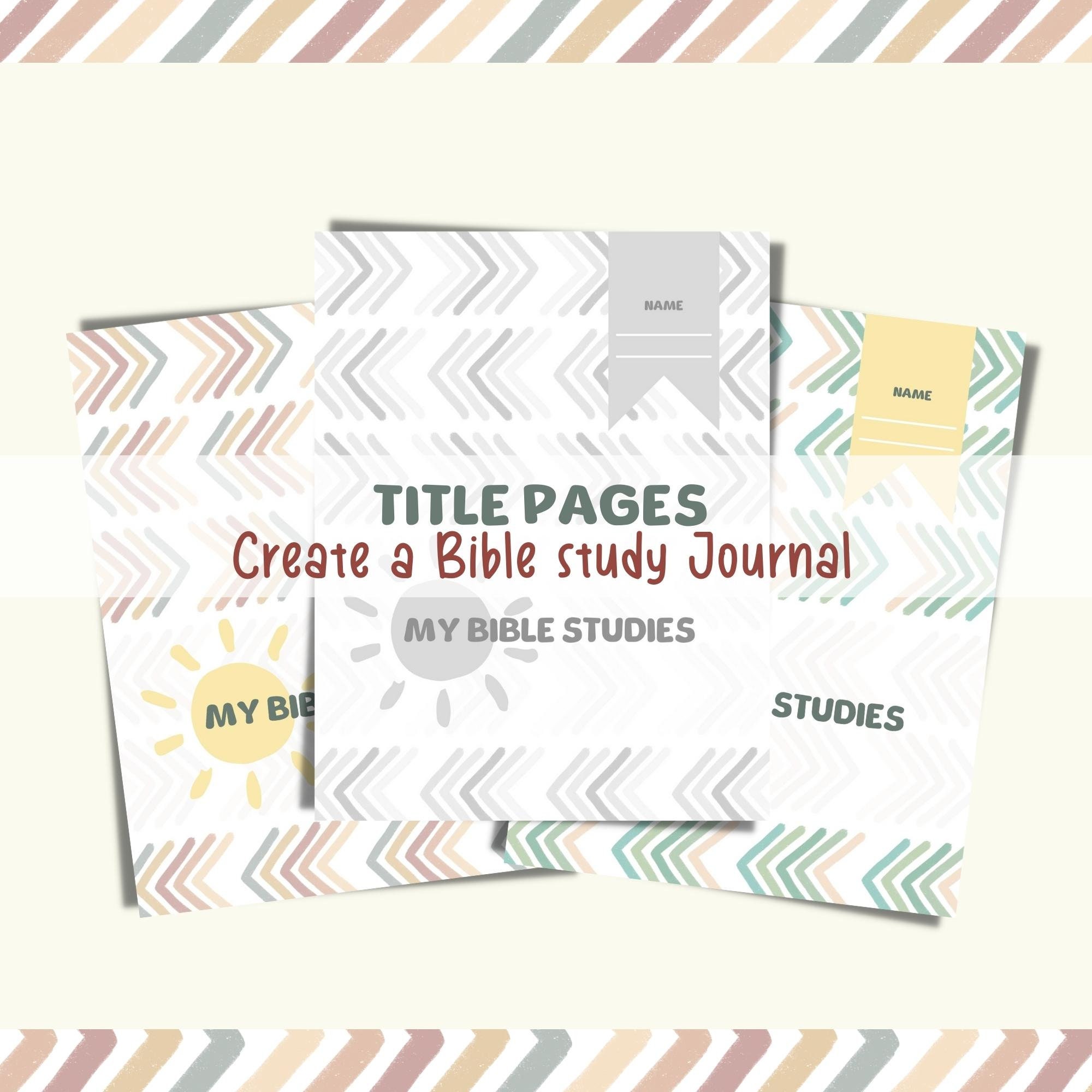 Printable Childrens Bible Study Worksheet, Guided Bible Study Journal ...