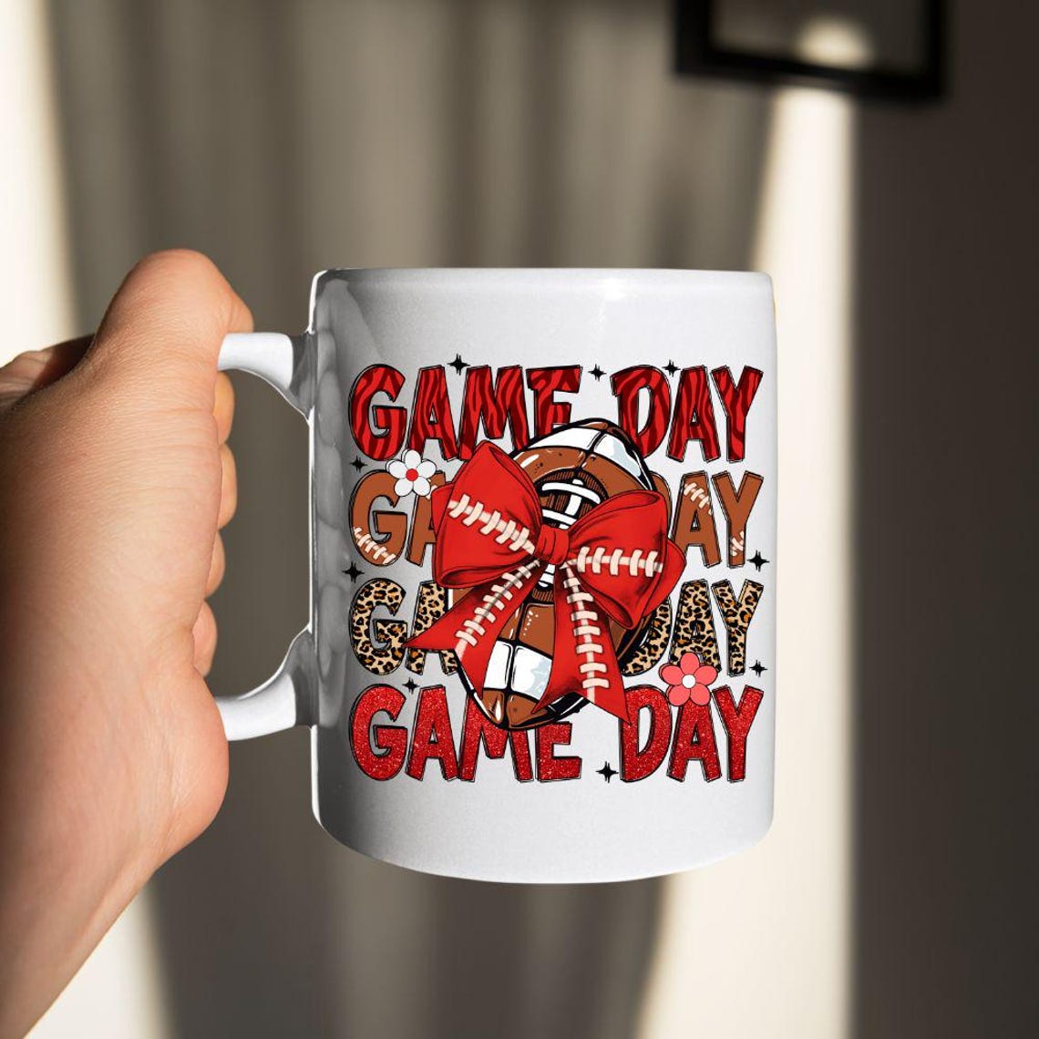 Game Day PNG, Coquette Football Shirt Design, Cute Game Day Sublimation ...