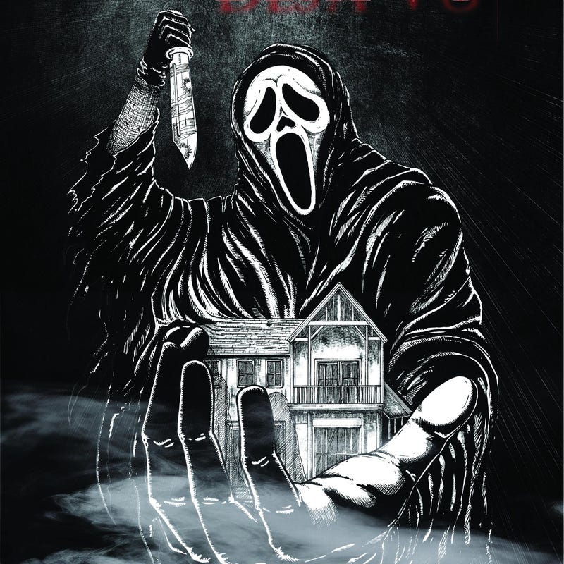 Red Ghostface Mask - Etsy