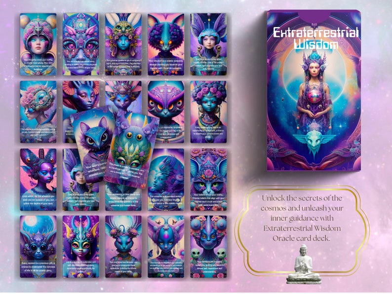 Beautiful New Release Oracle Divination Set Cosmic Visions - Etsy