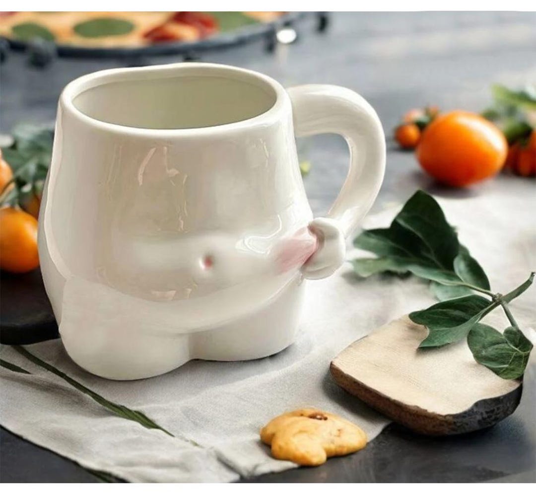 Cute Belly Cup, Ceramic Milk Mug, Pottery Espresso Cup, Funny Water Cup ...