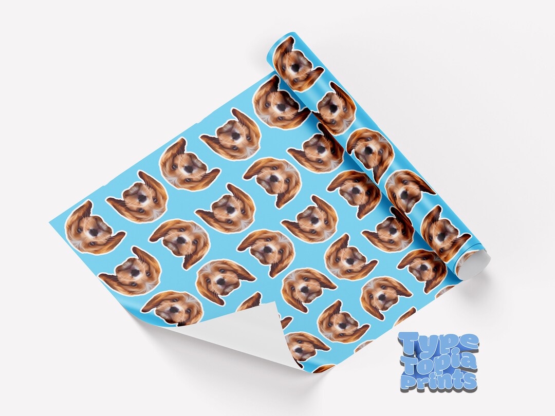 Personalised Pet Wrapping Paper Any Pet Gift Wrap Dog Cat Fish Any Pet ...