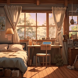 Animated Cozy Room Backgrounds | Looped Vtuber Twitch Stream Overlay ...