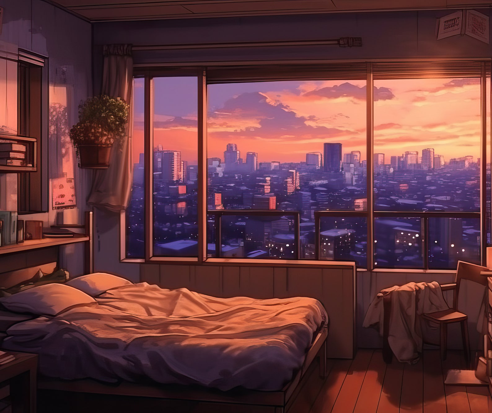 4 ANIMATED BACKGROUNDS Cozy Room Lofi Cozy Fantasy Looped Vtuber Twitch ...