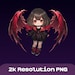 VTUBER Bat Vampire Wings | Fantasy Wings | Red Wings | Vtuber Asset ...