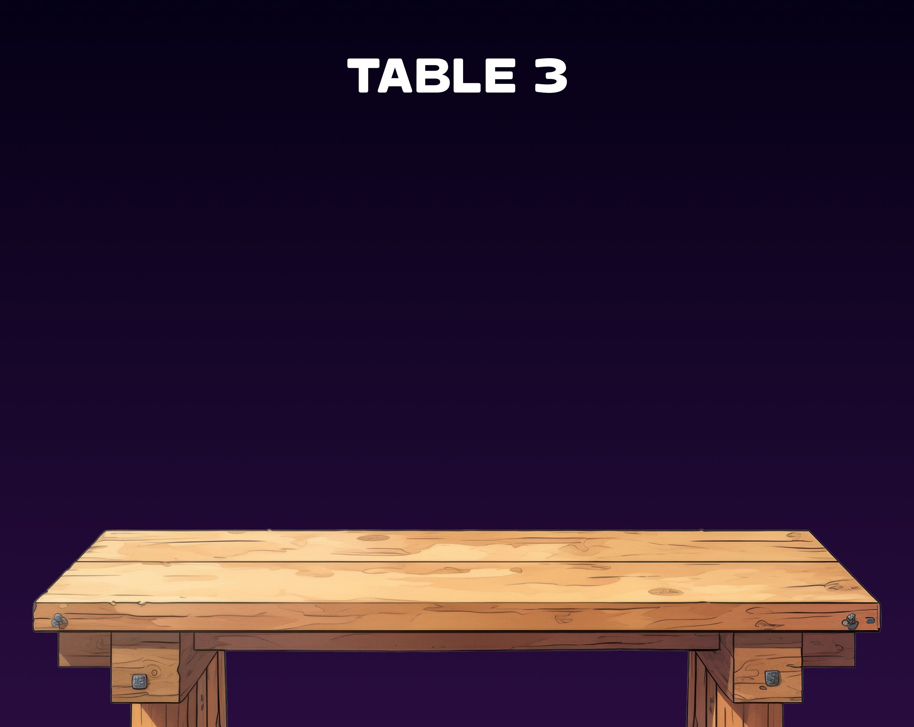 4 Vtuber Fantasy Tables Set / Desk Asset Assets for Vtuber Props ...