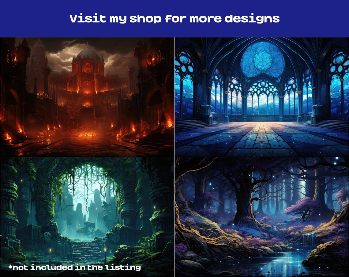 Magic School Animated Backgrounds | Looped Vtuber Stream Overlay (MP4 ...