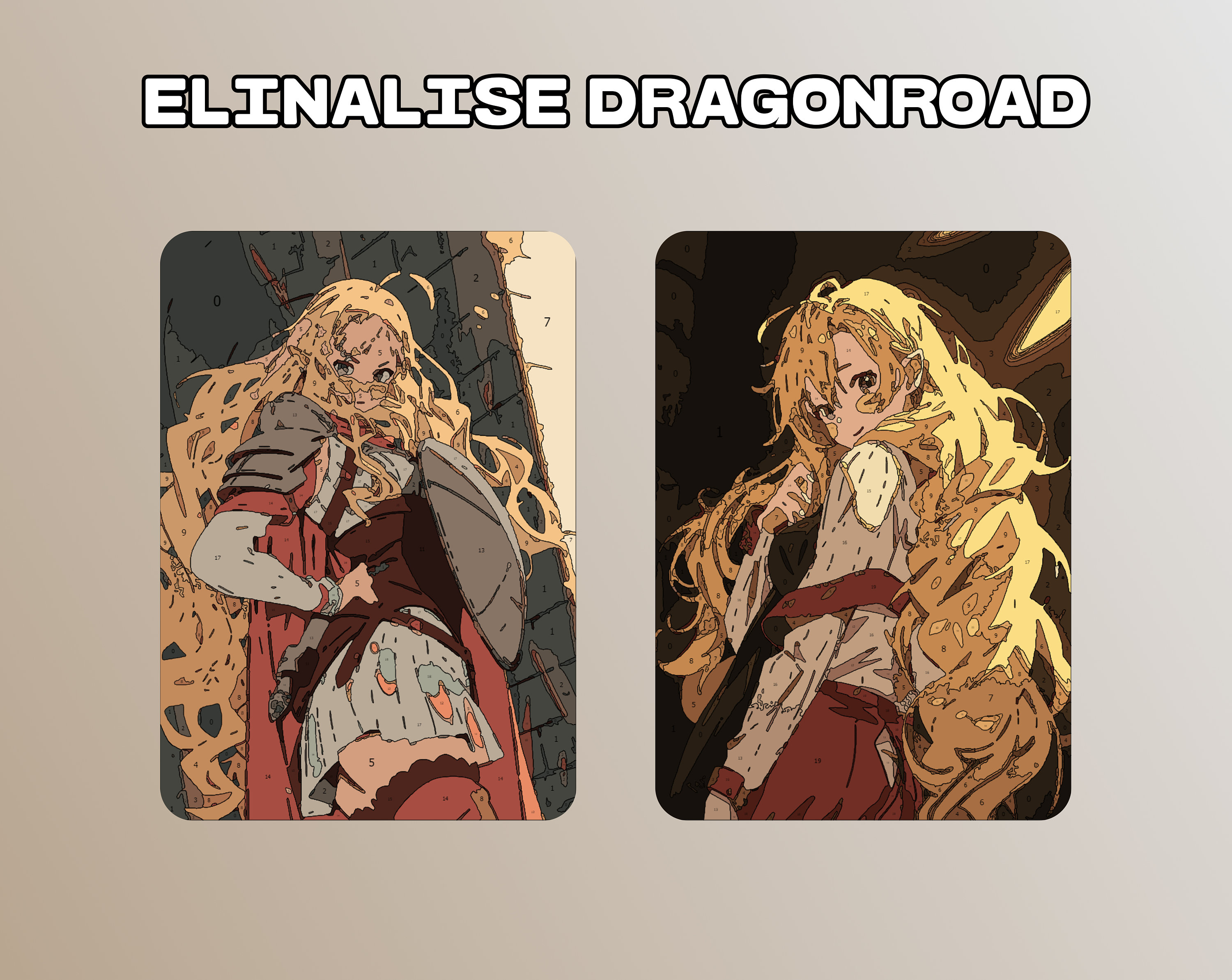 Mushoku Tensei / Jobless Reincarnation Paint by Number 10 Illustrations ...