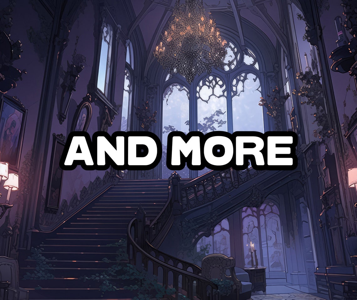 200 Vampire Vtuber Backgrounds Castles Vampire House Stream - Etsy