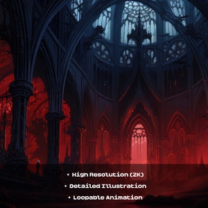 4 ANIMATED BACKGROUNDS | Vampire Castle Background | Vampire Looped ...