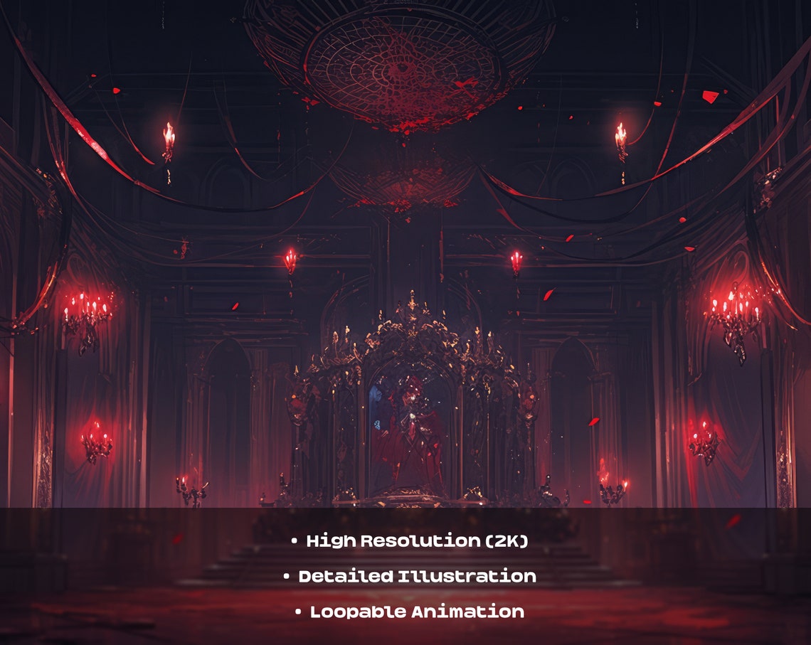 4 ANIMATED BACKGROUNDS Vampire Castle Background Vampire - Etsy