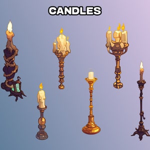 60+ Fantasy VTUBER Assets Bundle, VTUBER Asset | High-quality PNG Files ...