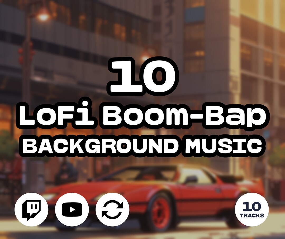 Twitch Music Streamer LOOPABLE Boom Bap Lofi Music, 10 Tracks, Mood ...