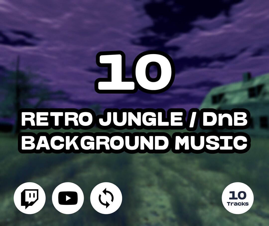 Twitch Music Streamer LOOPABLE Retro Jungle Dnb Music, 10 Tracks, Mood ...