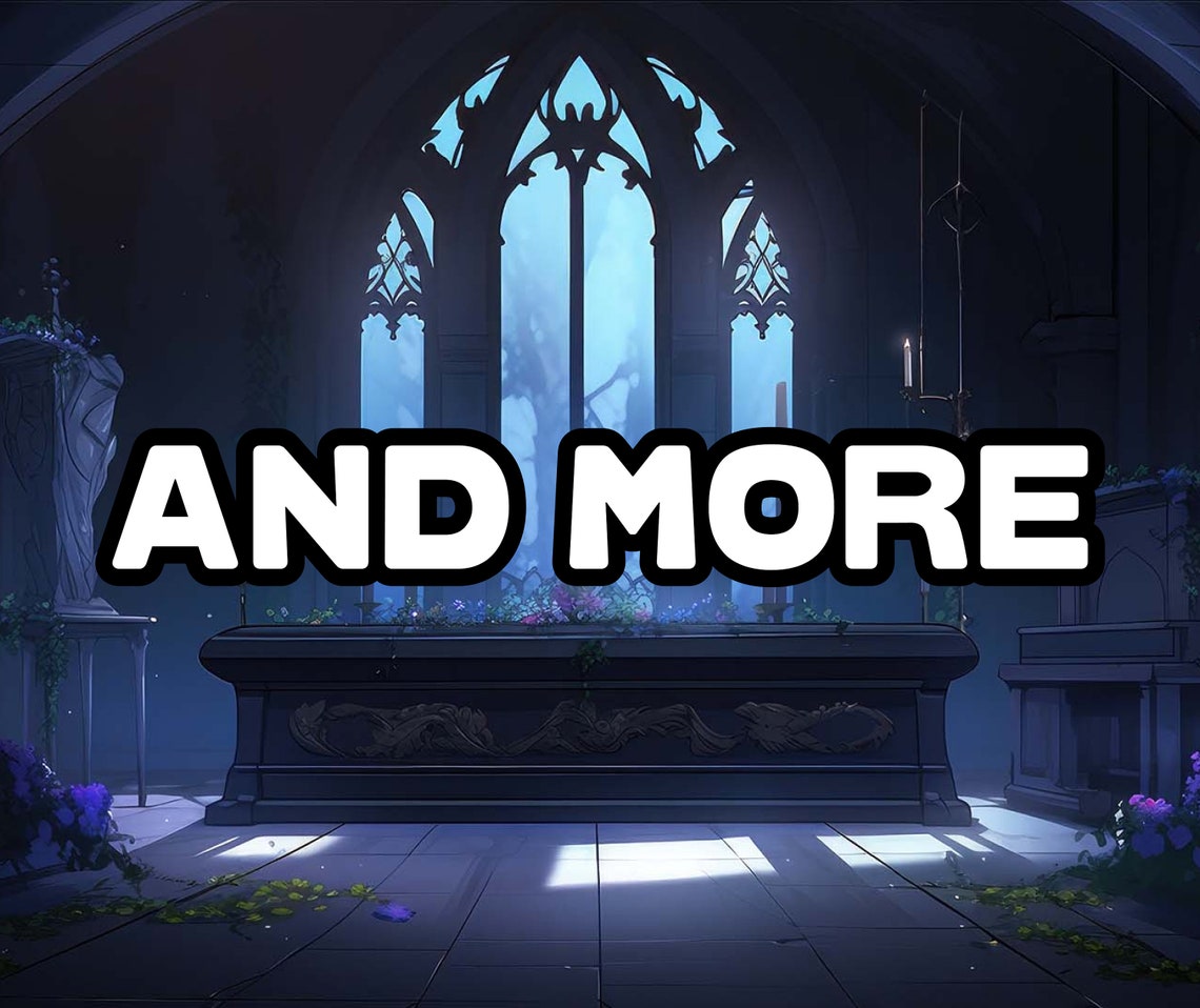 50 Vtuber Backgrounds Vampire Rooms Stream Background - Etsy