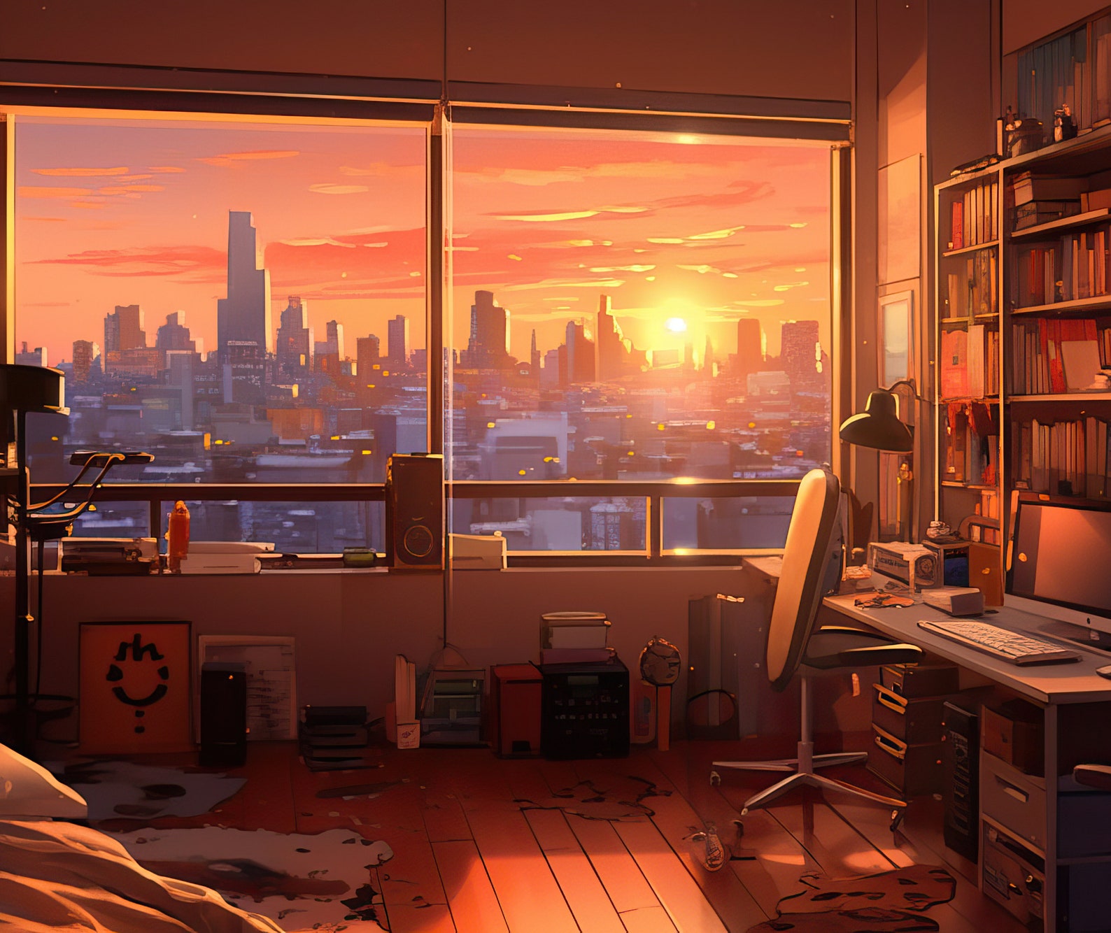 4 ANIMATED BACKGROUNDS Cozy Room Lofi Cozy Fantasy Looped Vtuber Twitch ...
