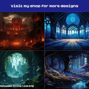 4 ANIMATED BACKGROUNDS | Fantasy Library Background | Library Looped ...
