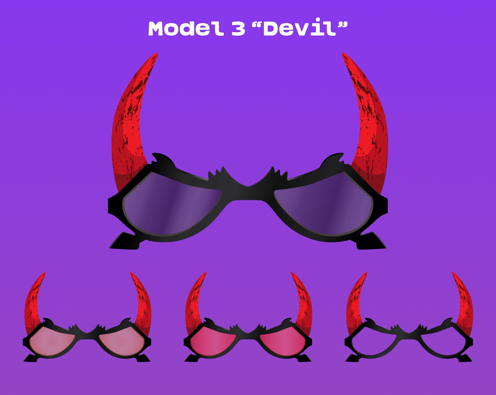 Halloween Vtuber Glasses Assets | Mask Pack (digital Download) - Etsy