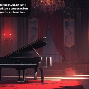 4 ANIMATED BACKGROUNDS | Vampire Castle Background | Vampire Looped ...