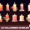 Twitch Halloween Candles 10 Halloween Stream Overlays and Vtuber ...
