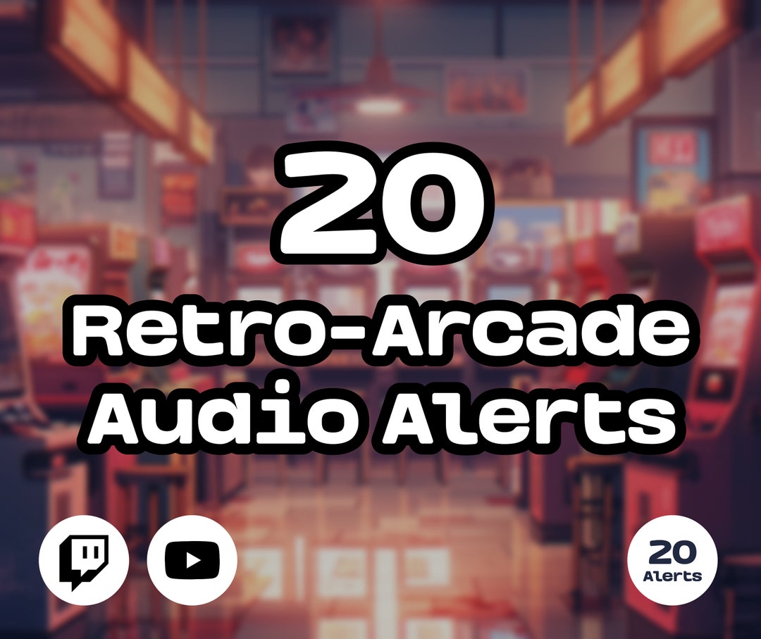Twitch Sound Alerts - Retro-arcade Pack (notifications, Transitions ...