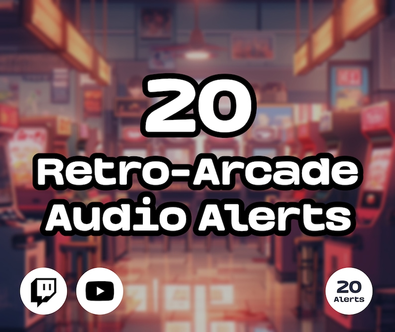 Twitch Sound Alerts - Retro-arcade Pack (notifications, Transitions ...