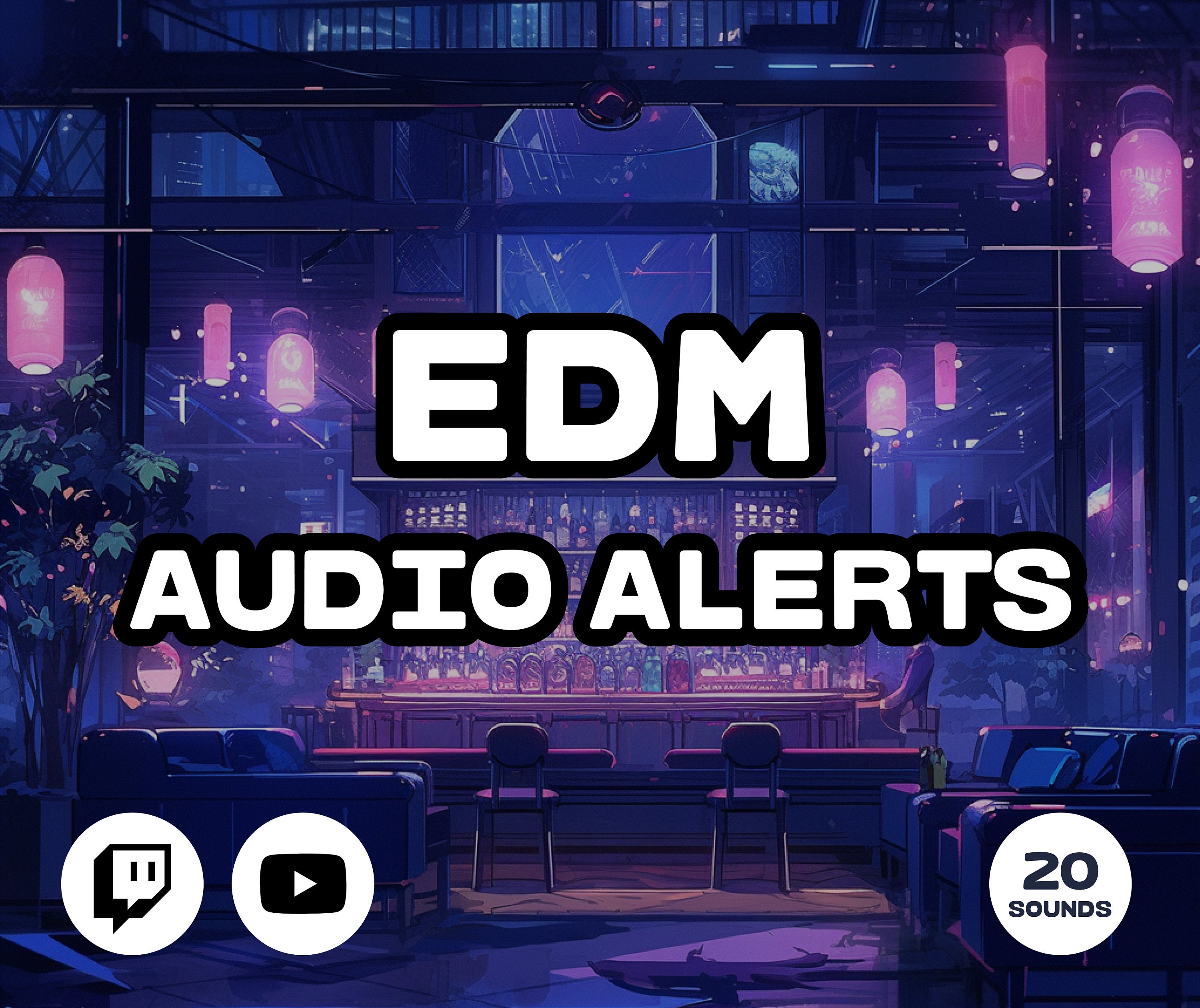 Twitch Sound Alerts - EDM Pack (notifications, Transitions, Sound ...