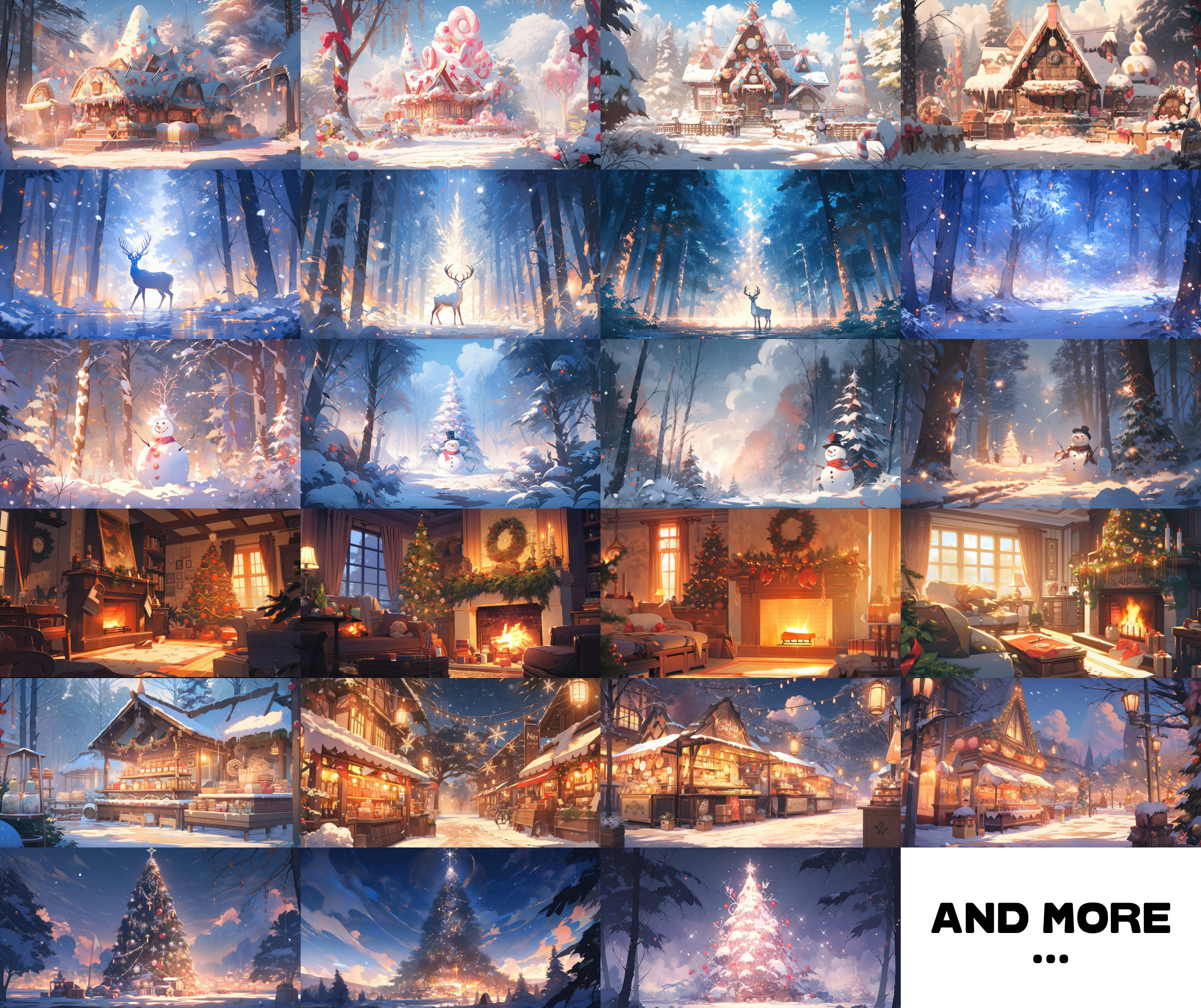 60 Vtuber Christmas Backgrounds, Lofi Rooms, Stream Background, Virtual ...