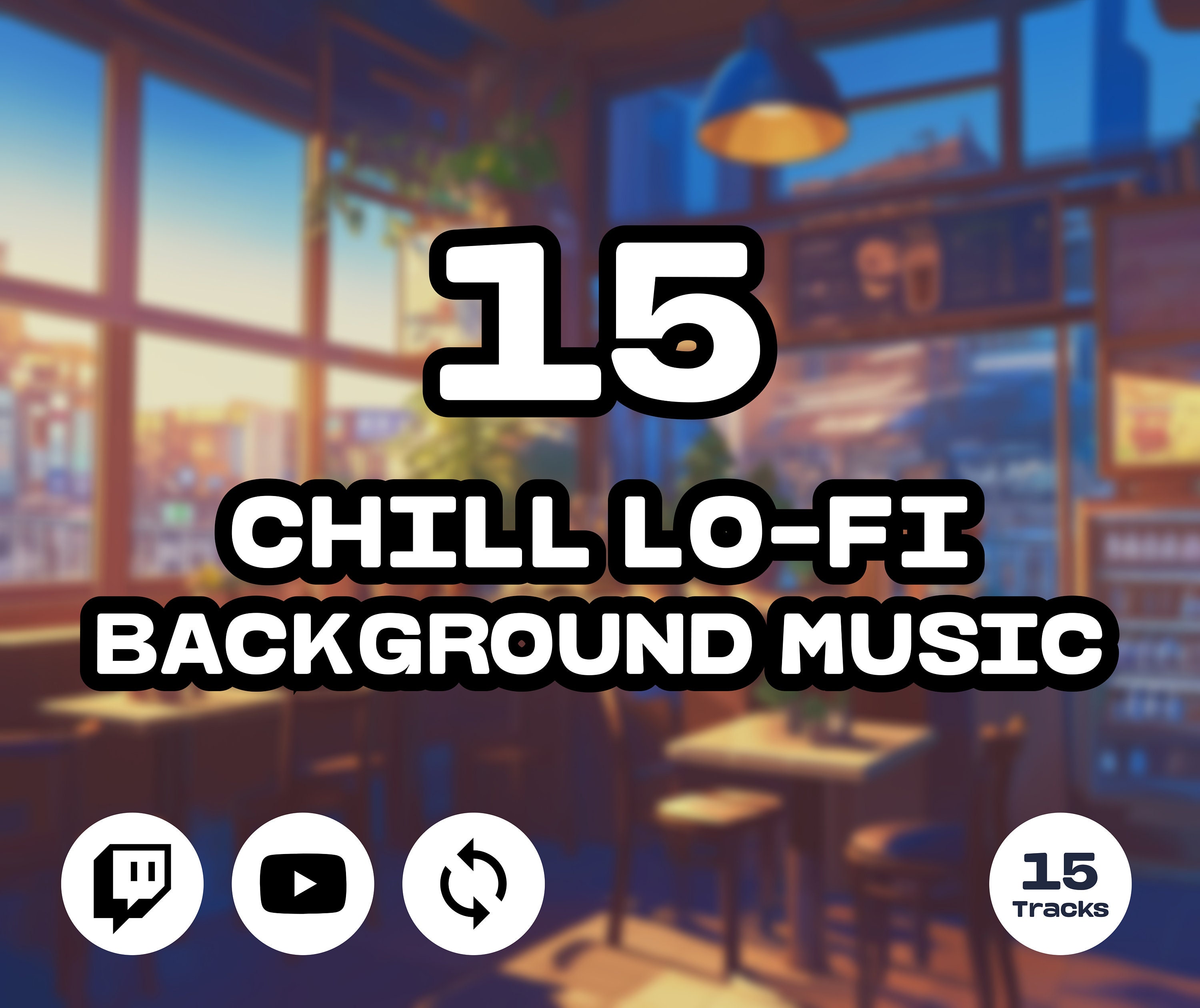 Twitch Music Streamer LOOPABLE Lo-fi, Chill Music, 15 Tracks, Mood ...
