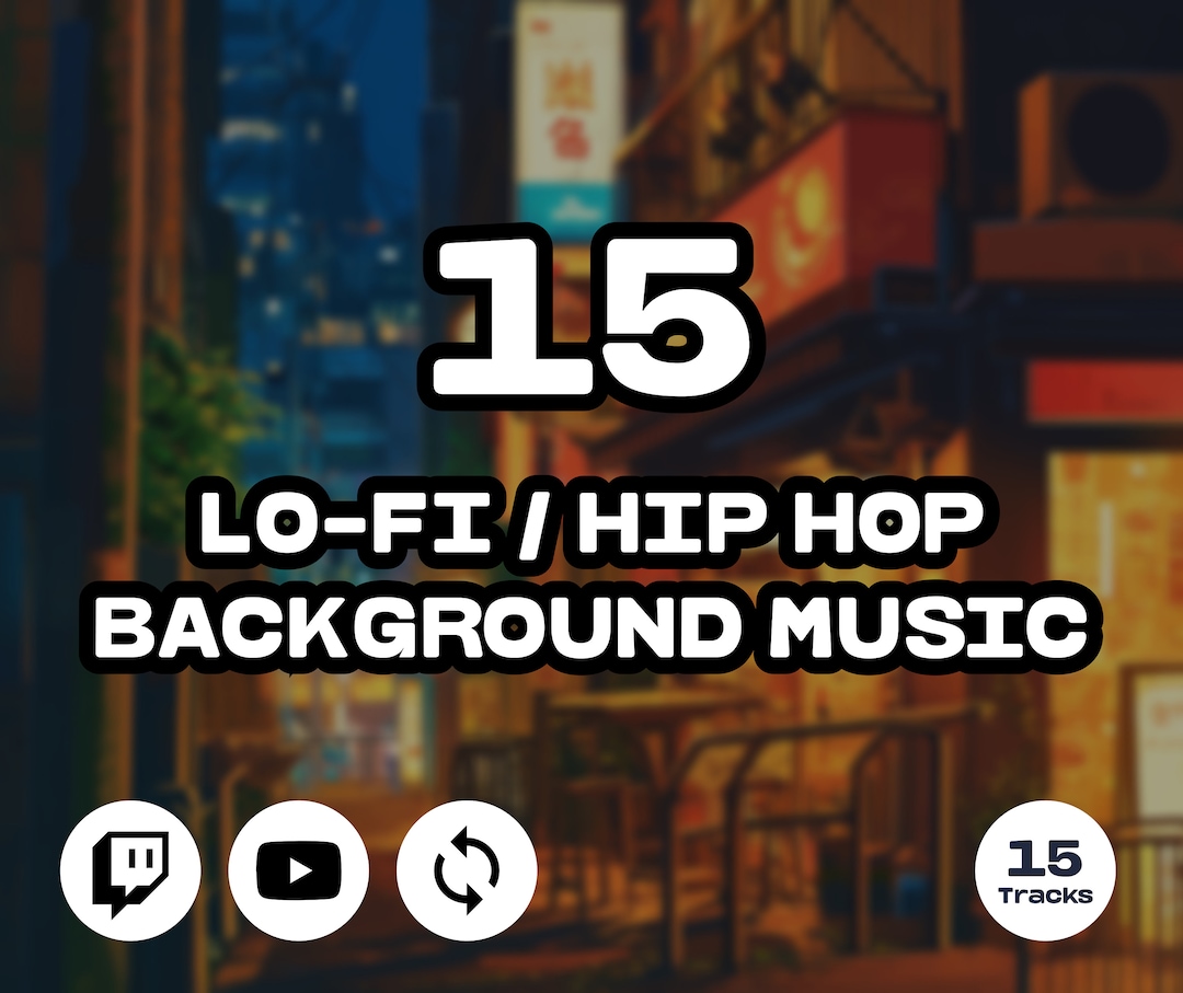 Lo-fi Hip-hop Background Music, 15 Loopable Tracks (PDF) - Etsy