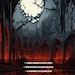 4 ANIMATED BACKGROUNDS | Vampire Castle Background | Vampire Looped ...